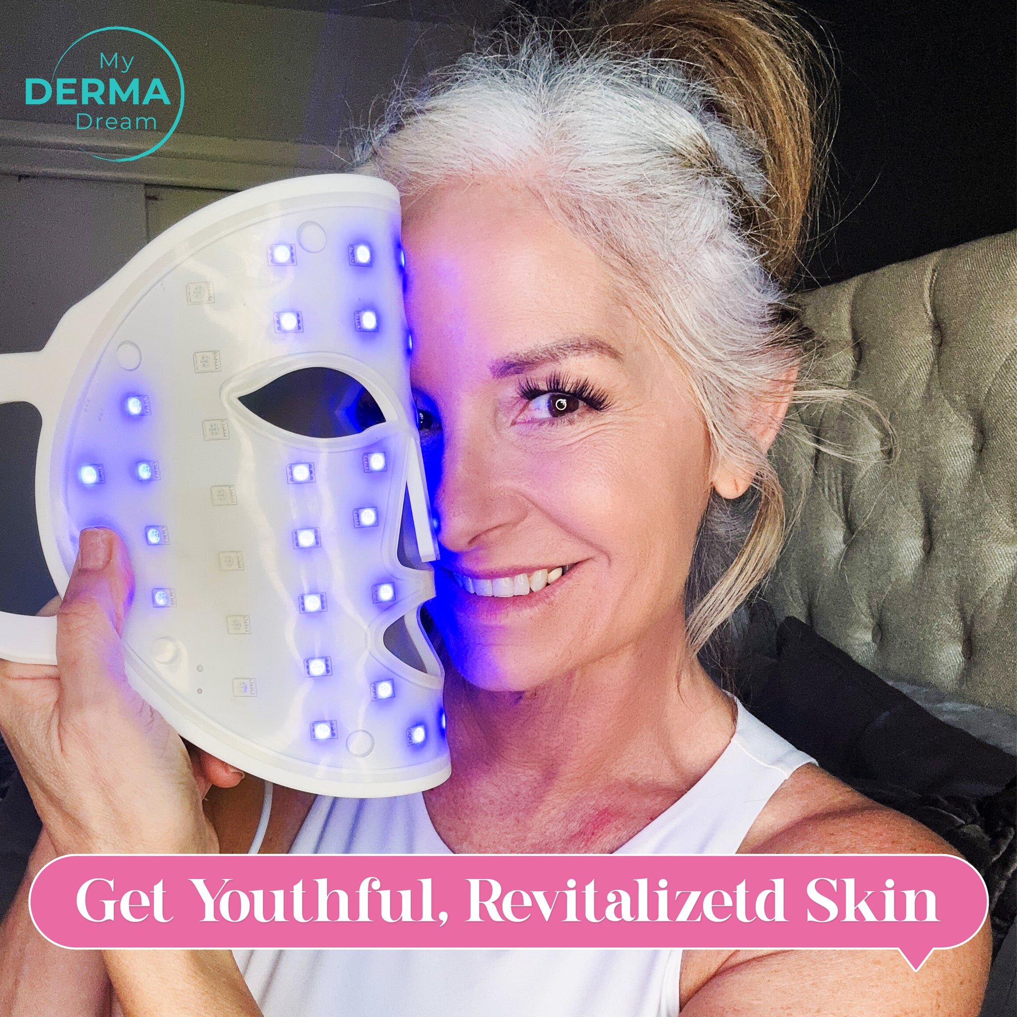 My Derma Dream DermaGlow 7-in-1 LED Therapy Mask