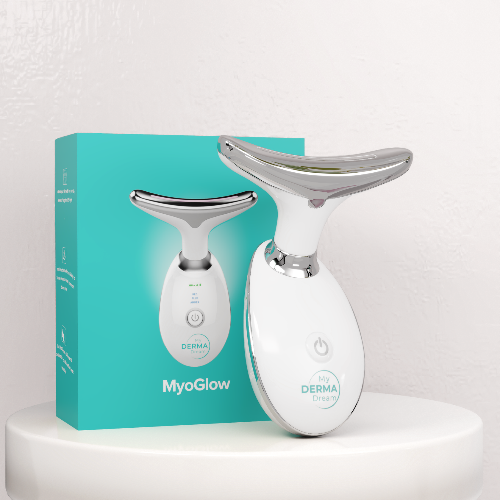 MyoGlow LED Neck Lifting | Red Light Therapy Anti-Aging Device